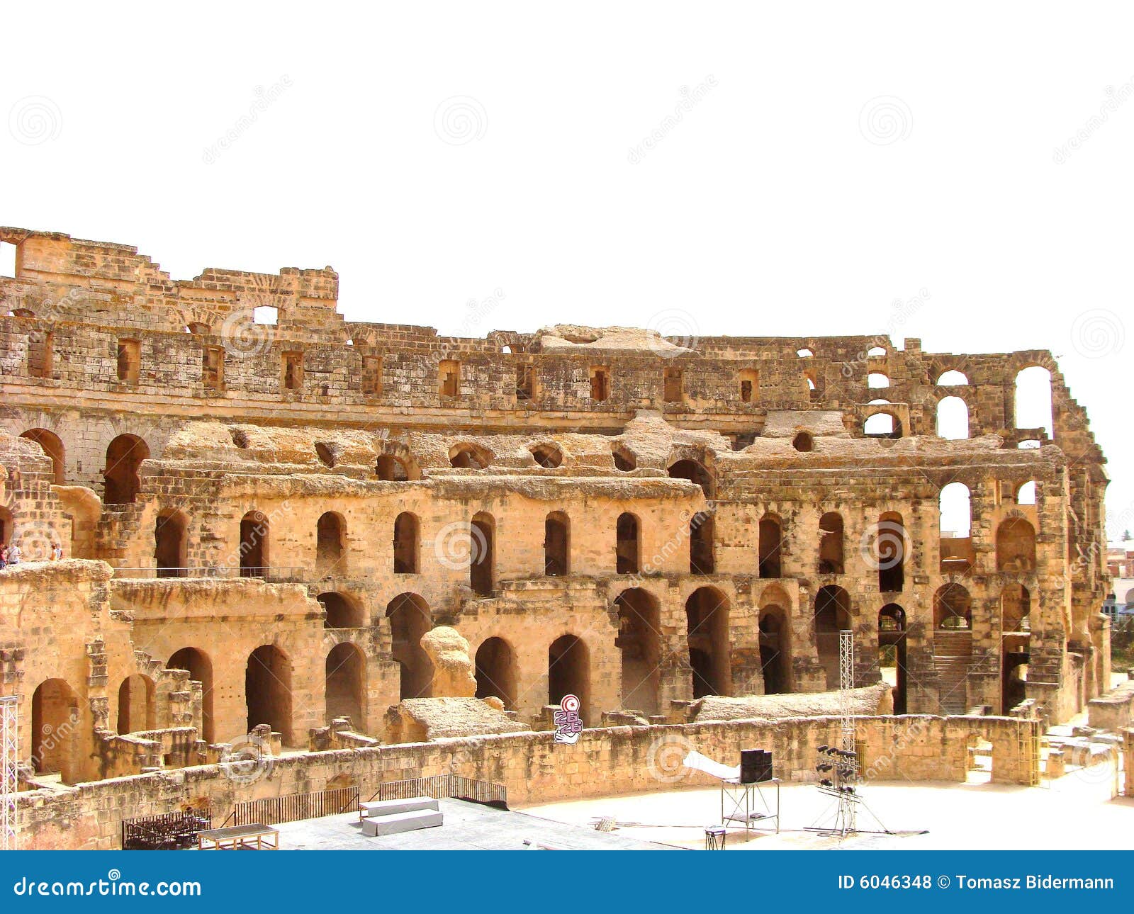 El Djem Amphitheatre stock photo. Image of architecture - 6046348