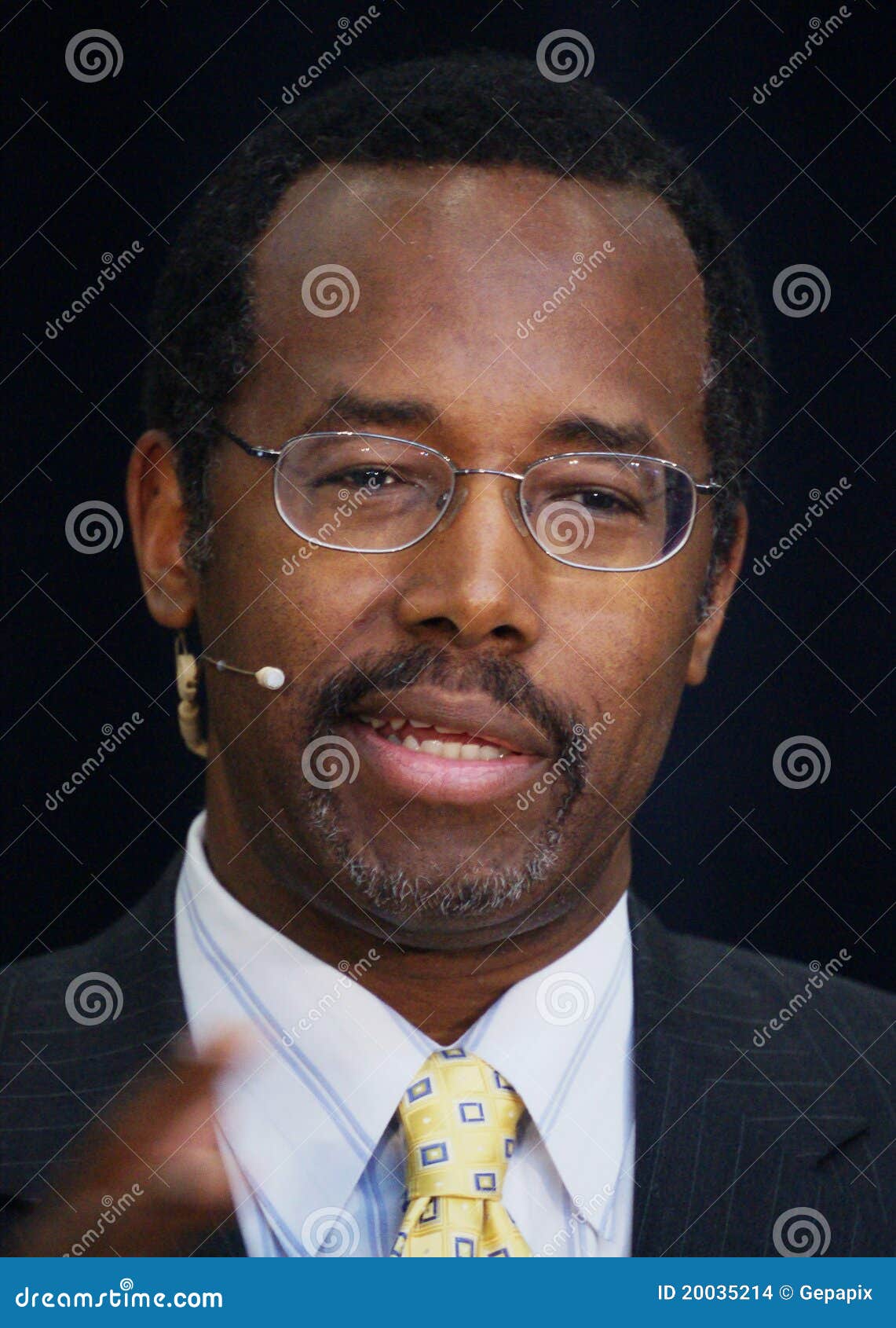 El Dr. Ben Carson imagen de archivo editorial. Imagen de adventista ...