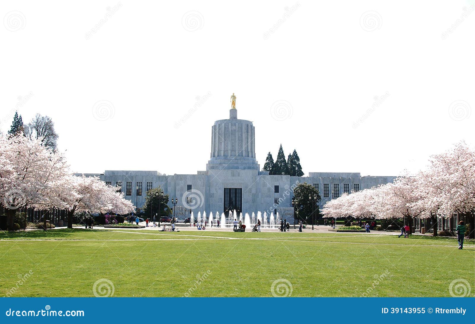 El Edificio De La Capital Del Estado De Oregon. Imagen editorial ...