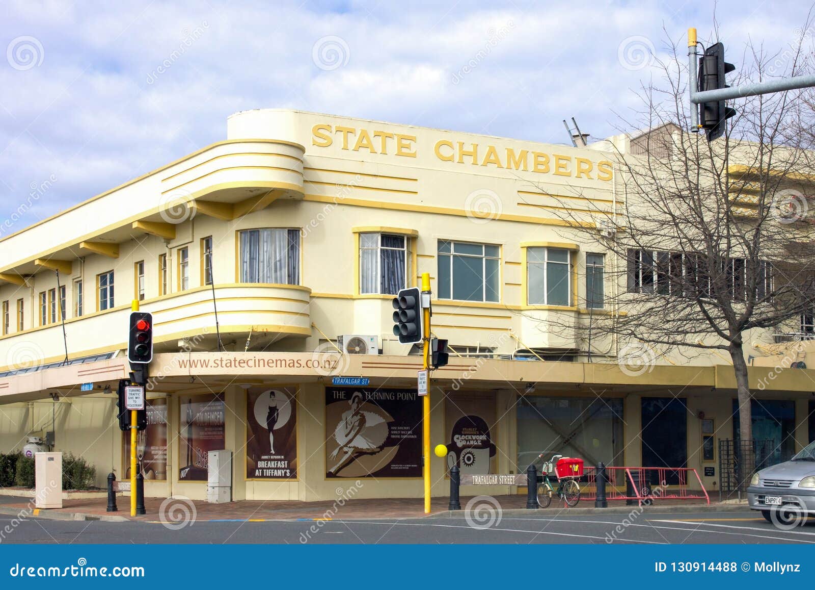 El Edificio Del Cine Del Estado, Nelson, Nueva Zelanda Foto de archivo ...