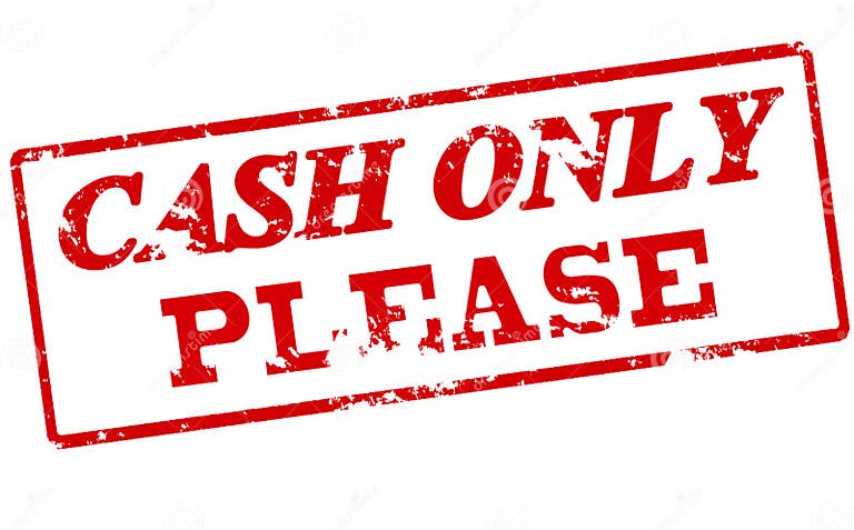 El Efectivo Satisface Solamente Stock de ilustración - Ilustración de ...