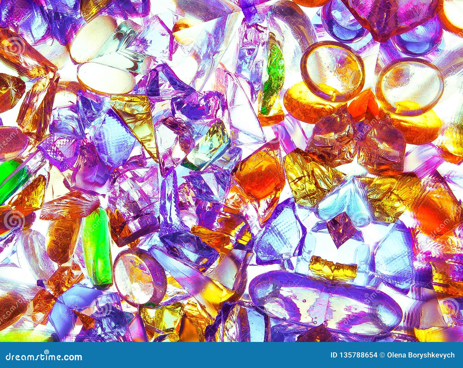 El Ejemplo Abstracto Del Vidrio Coloreado Transparente Foto de archivo ...