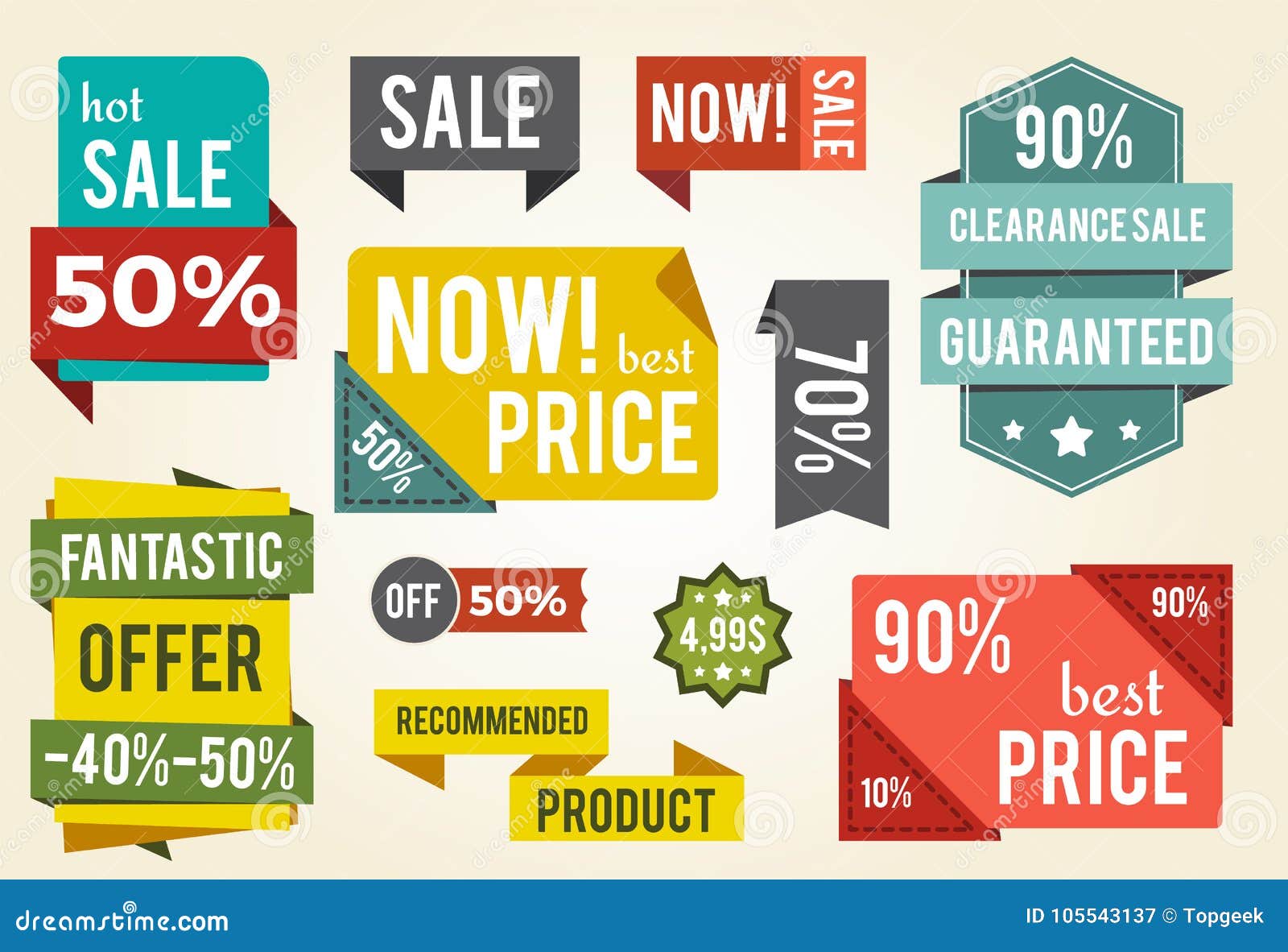 El Ejemplo Ahora Mejor Del Vector Del Anuncio De La Venta Del Precio ...