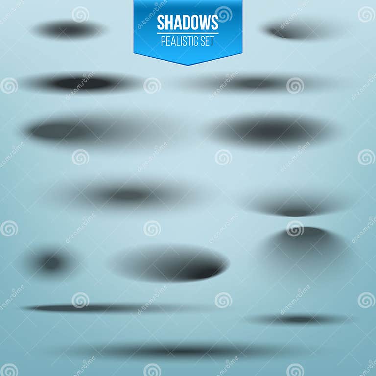 El Ejemplo Creativo Del Vector De La Sombra Redonda, Oval Con Los ... El Ejemplo Creativo Del Vector De La Sombra Redonda, Oval Con Los ...