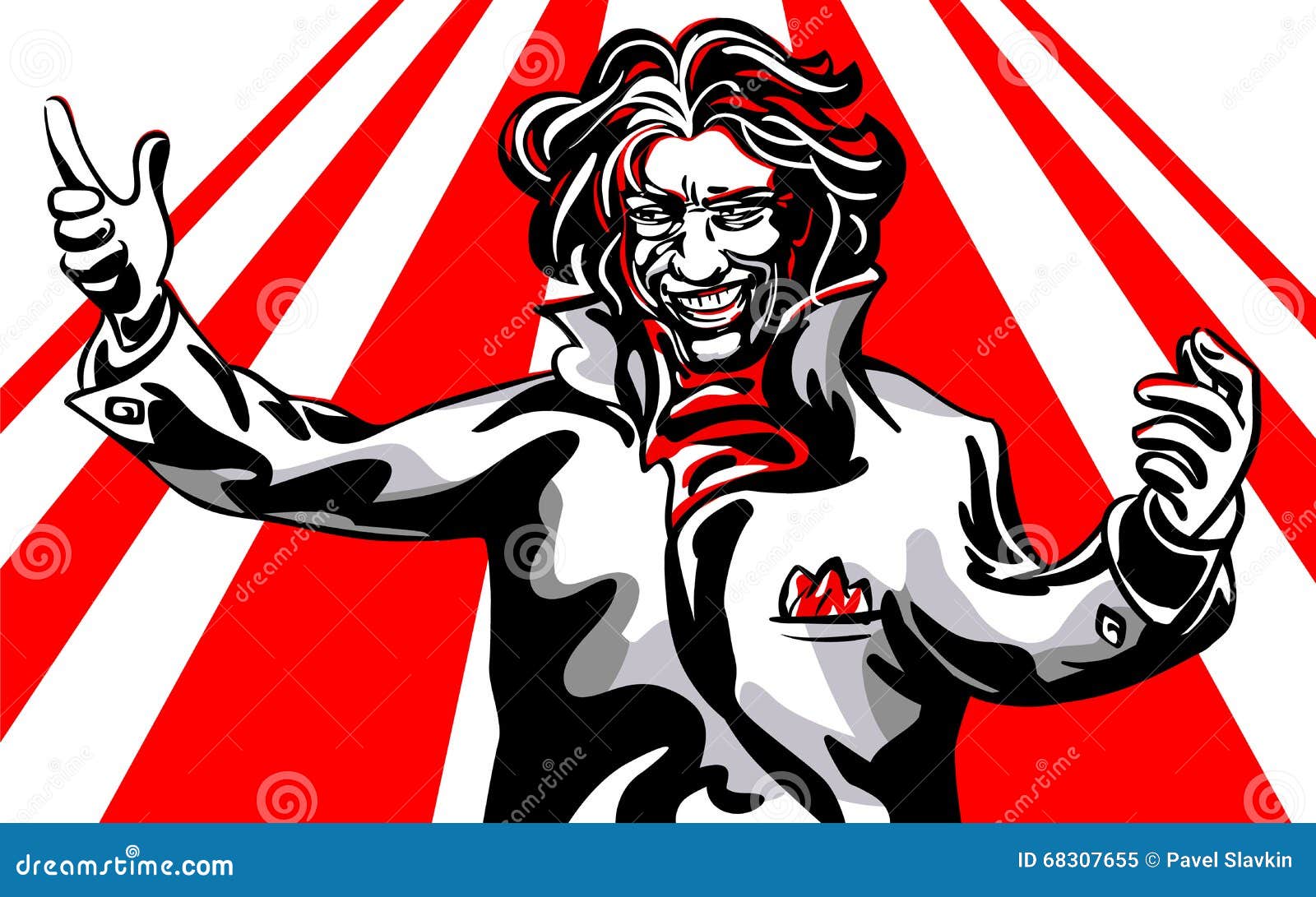 El Empresario Gasta La Representación Ilustración del Vector ...