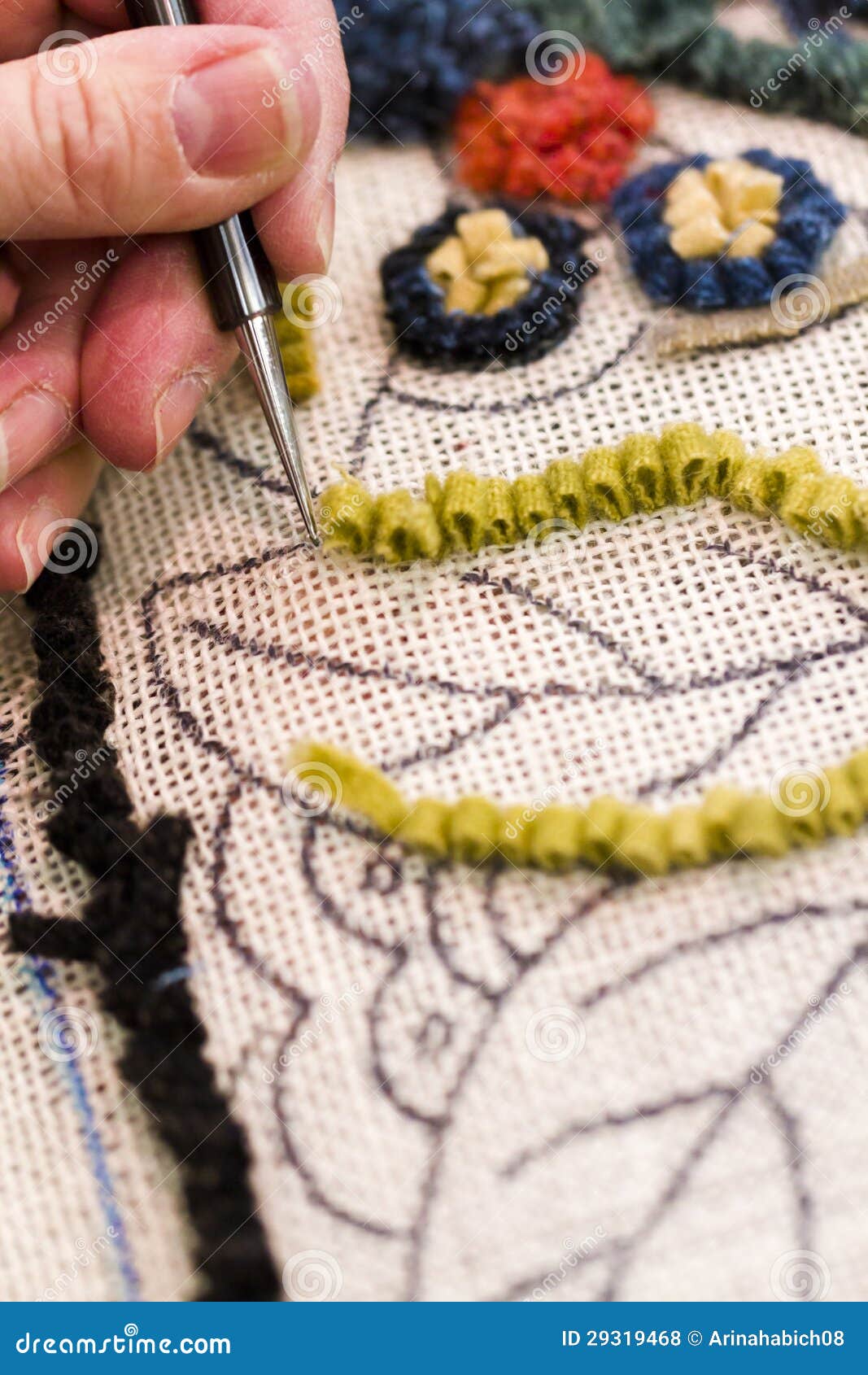 El enganchar de la manta foto de archivo. Imagen de enganche - 29319468