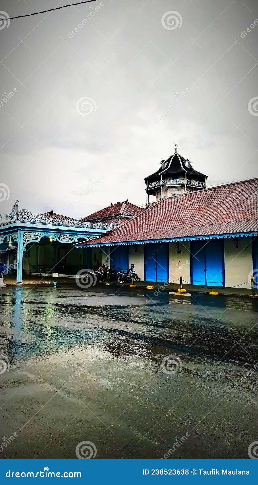 El Esplendor Del Palacio De Surakarta En El Centro De Java Foto de ...