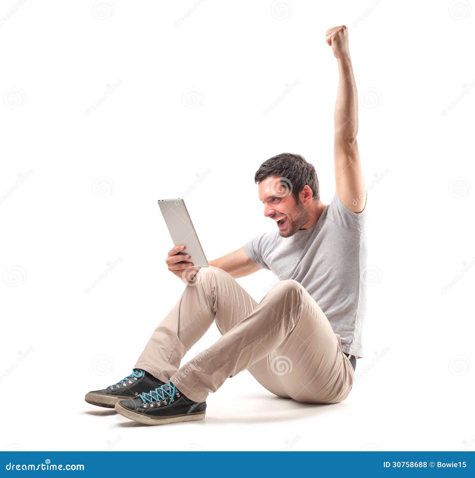 El exultar del hombre foto de archivo. Imagen de negocios - 30758688