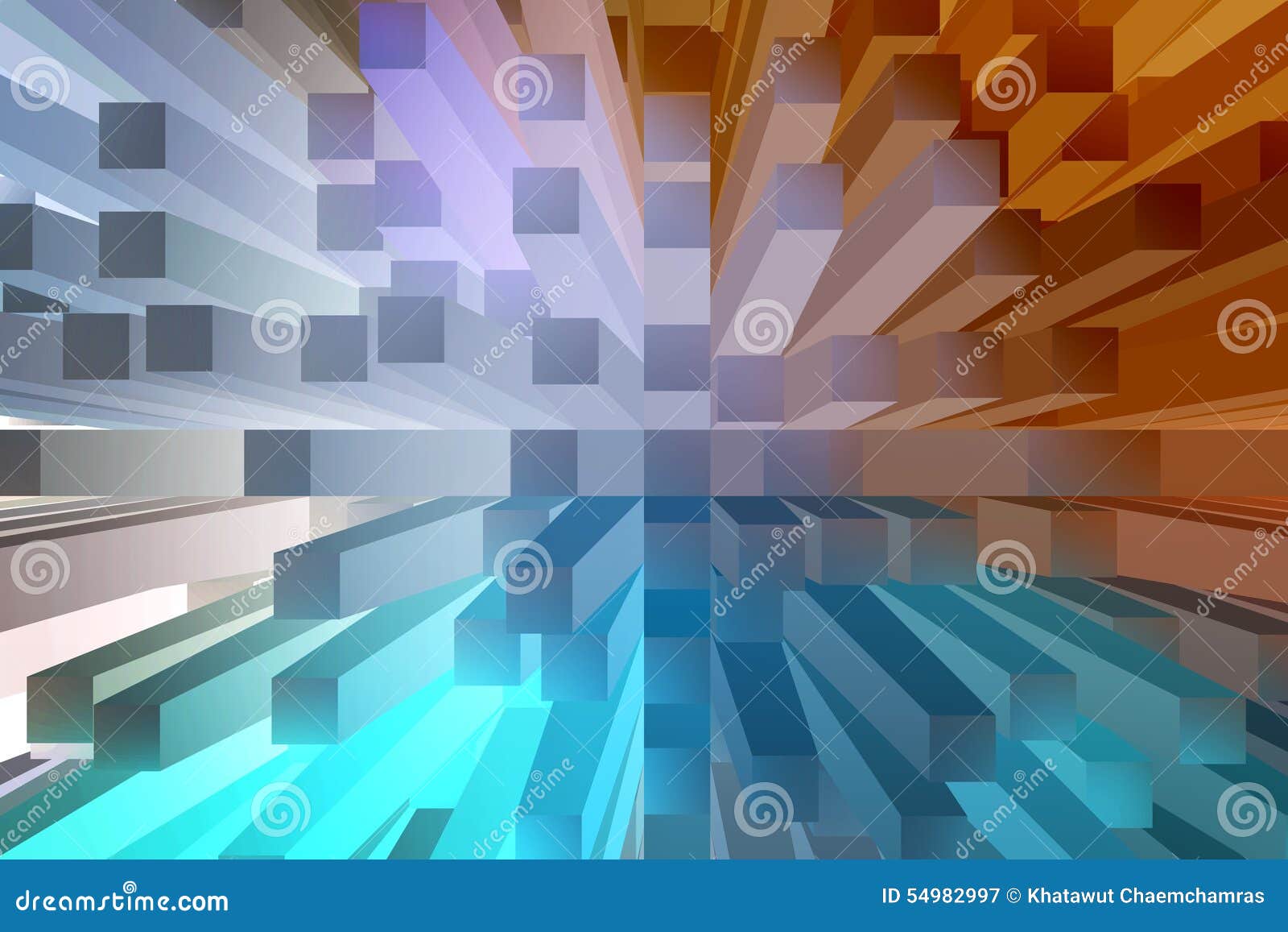 El Fondo Abstracto Con 3d Saca Stock de ilustración - Ilustración de ...