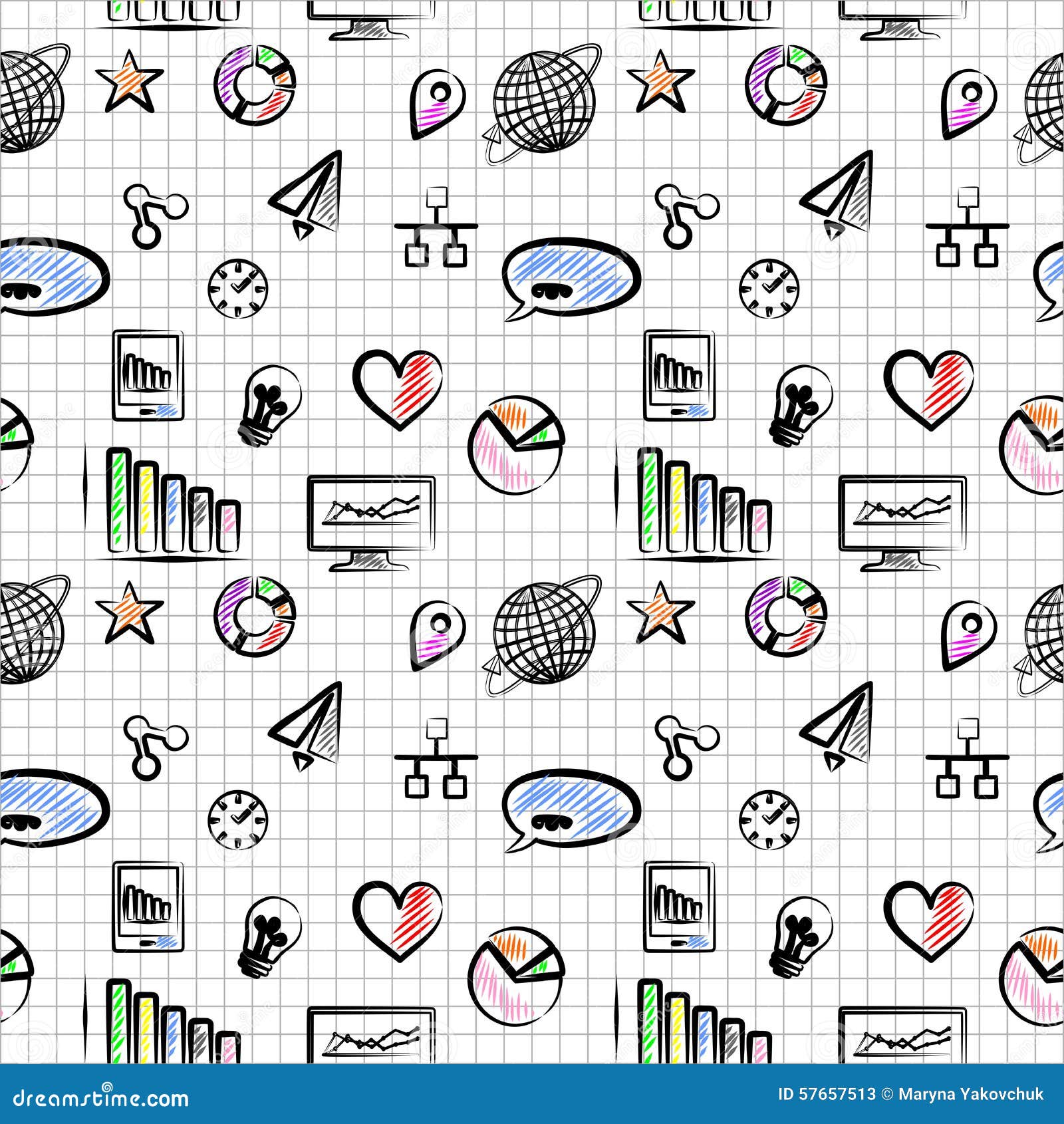 El fondo de las TIC ilustración del vector. Ilustración de alto - 57657513