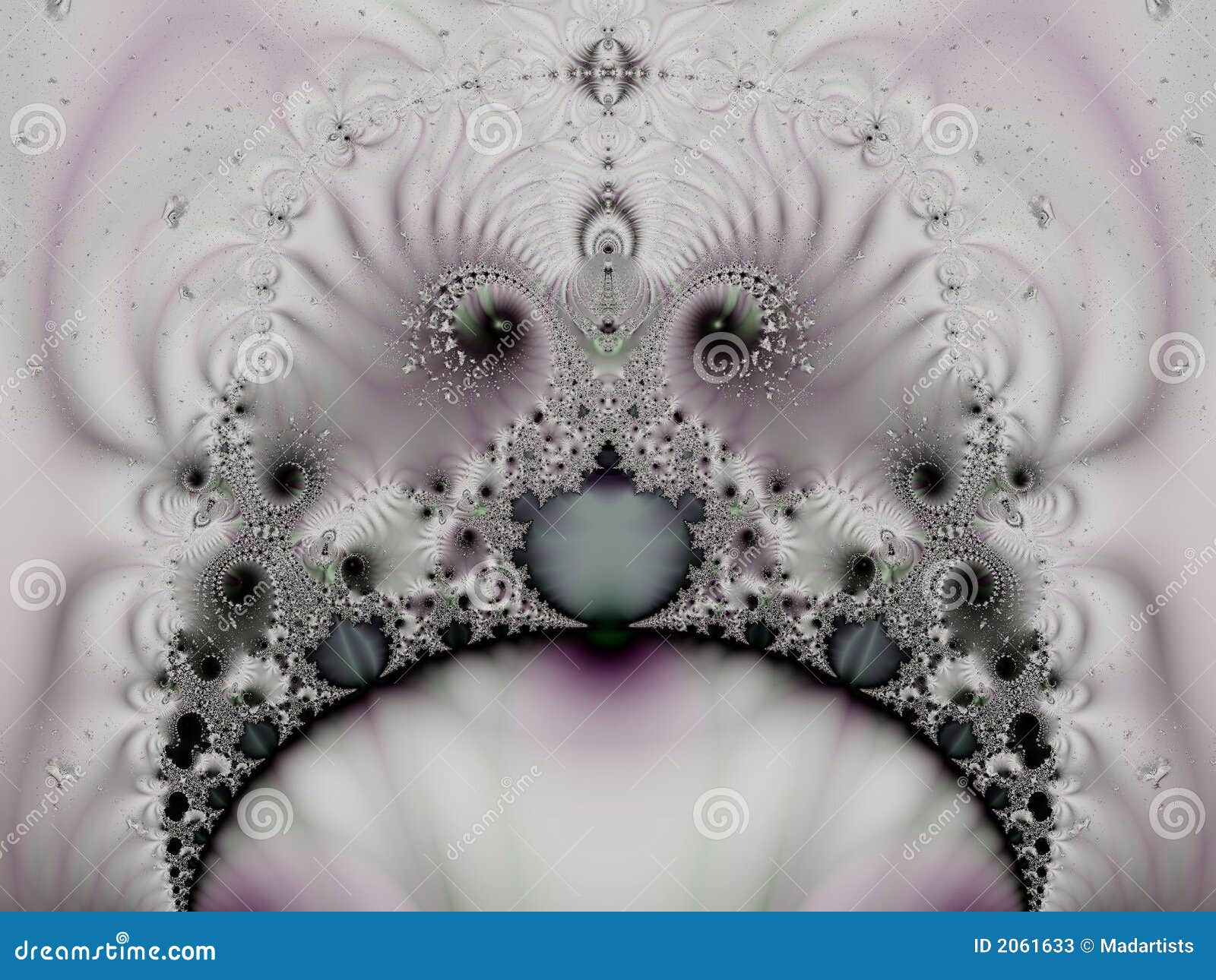 El Fractal Extraño Remolina Modelo Stock de ilustración - Ilustración ...