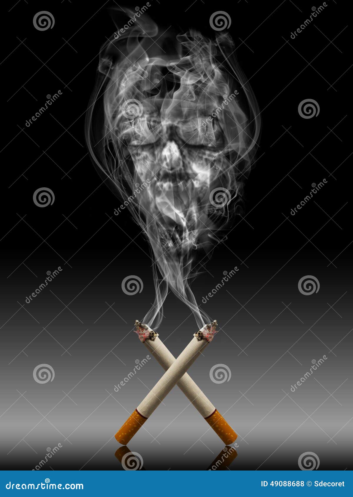 El fumar mata concept stock de ilustración. Ilustración de médico ...