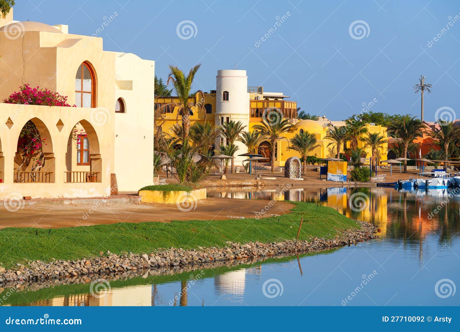 El Gouna. Egypt stock photo. Image of africa, home, beach - 27710092