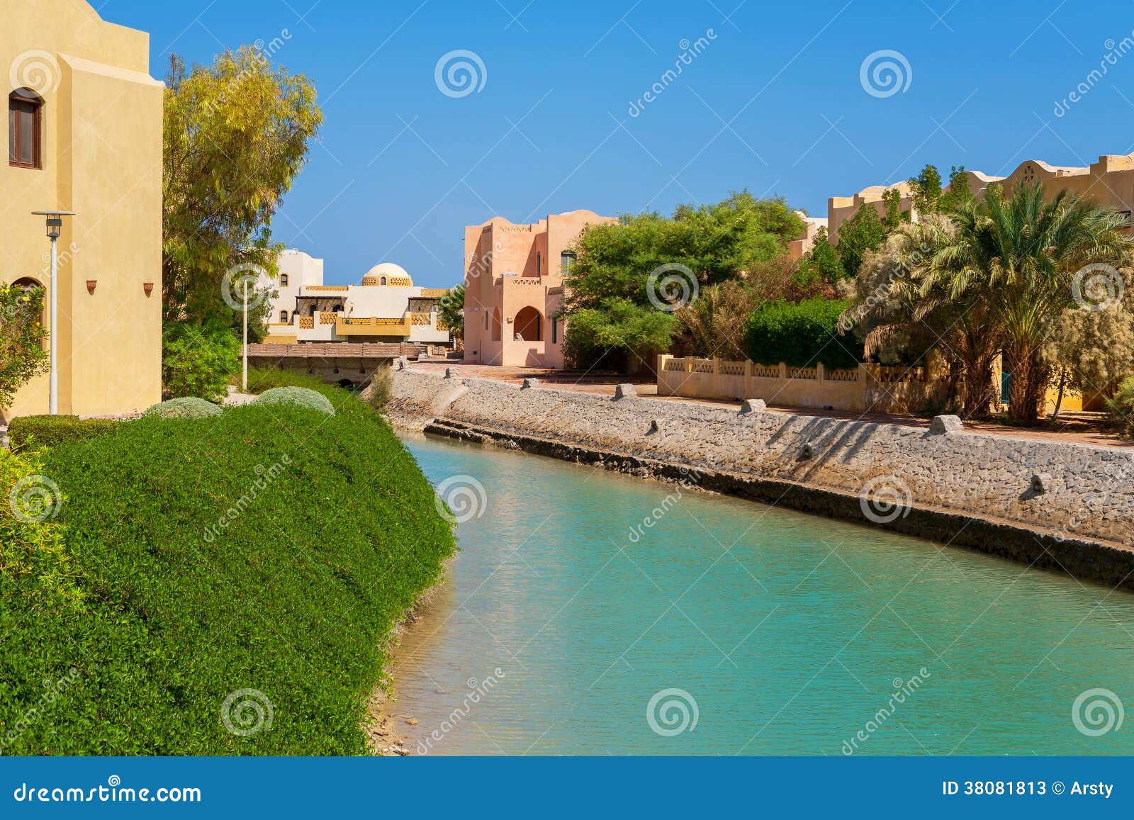 El Gouna. Egypt stock image. Image of architecture, resort - 38081813