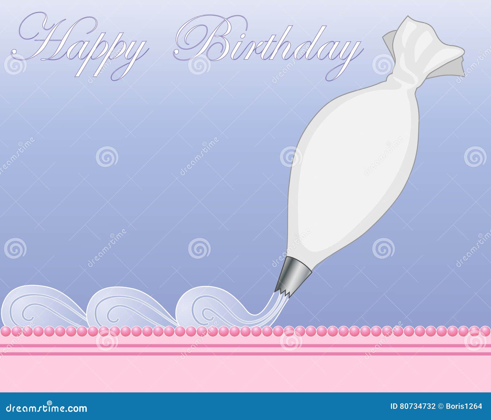 El helar azul ilustración del vector. Ilustración de saludo - 80734732