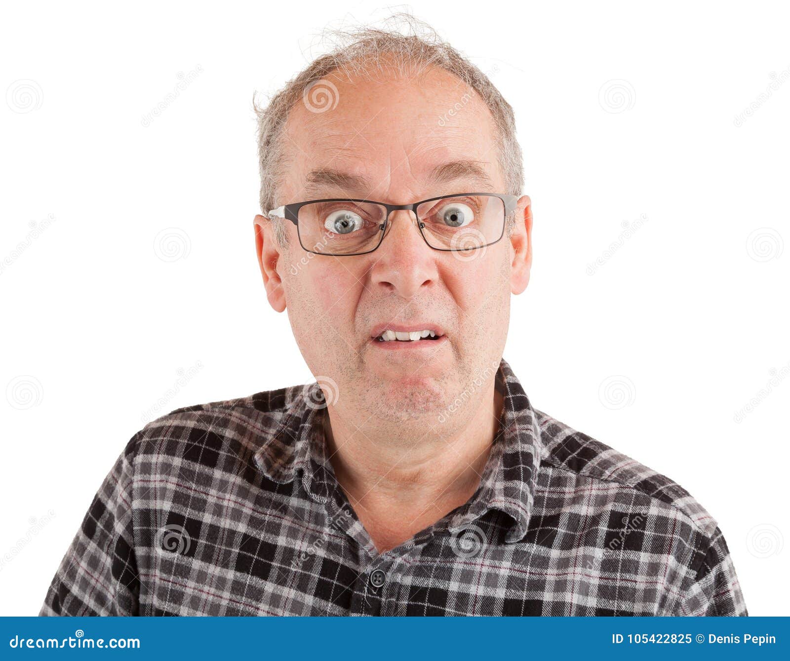 El Hombre Se Queda Pasmado Sobre Algo Imagen de archivo - Imagen de ...