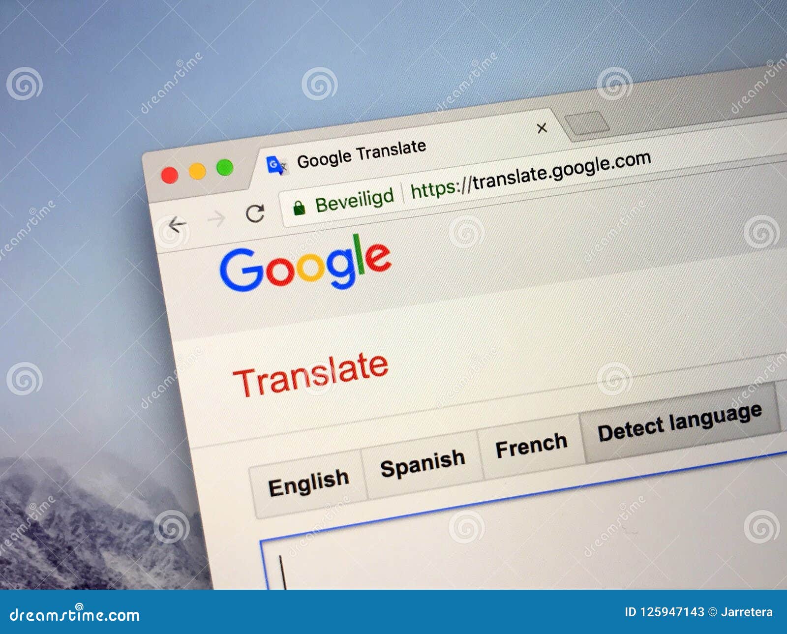 El Homepage De Google Traduce Foto de archivo editorial - Imagen de ...