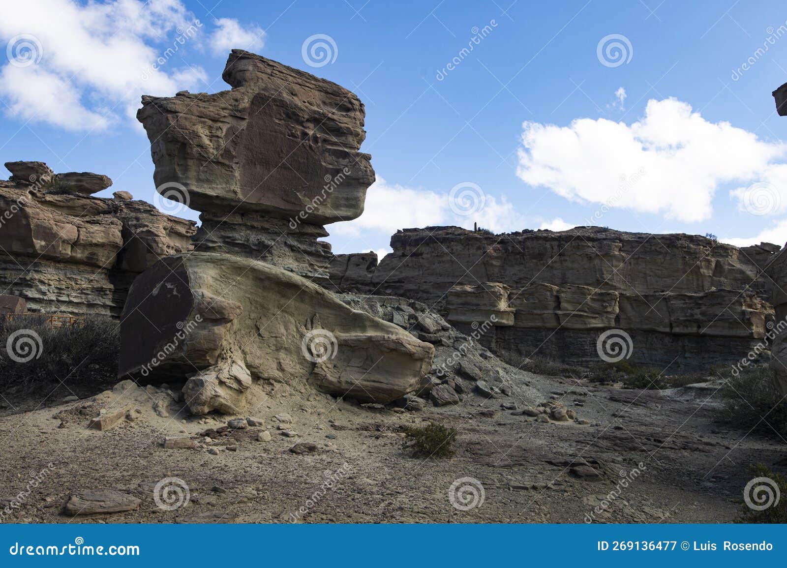 El Hongo - Parque Provincial Ischigualasto - Argentina Royalty-Free ...