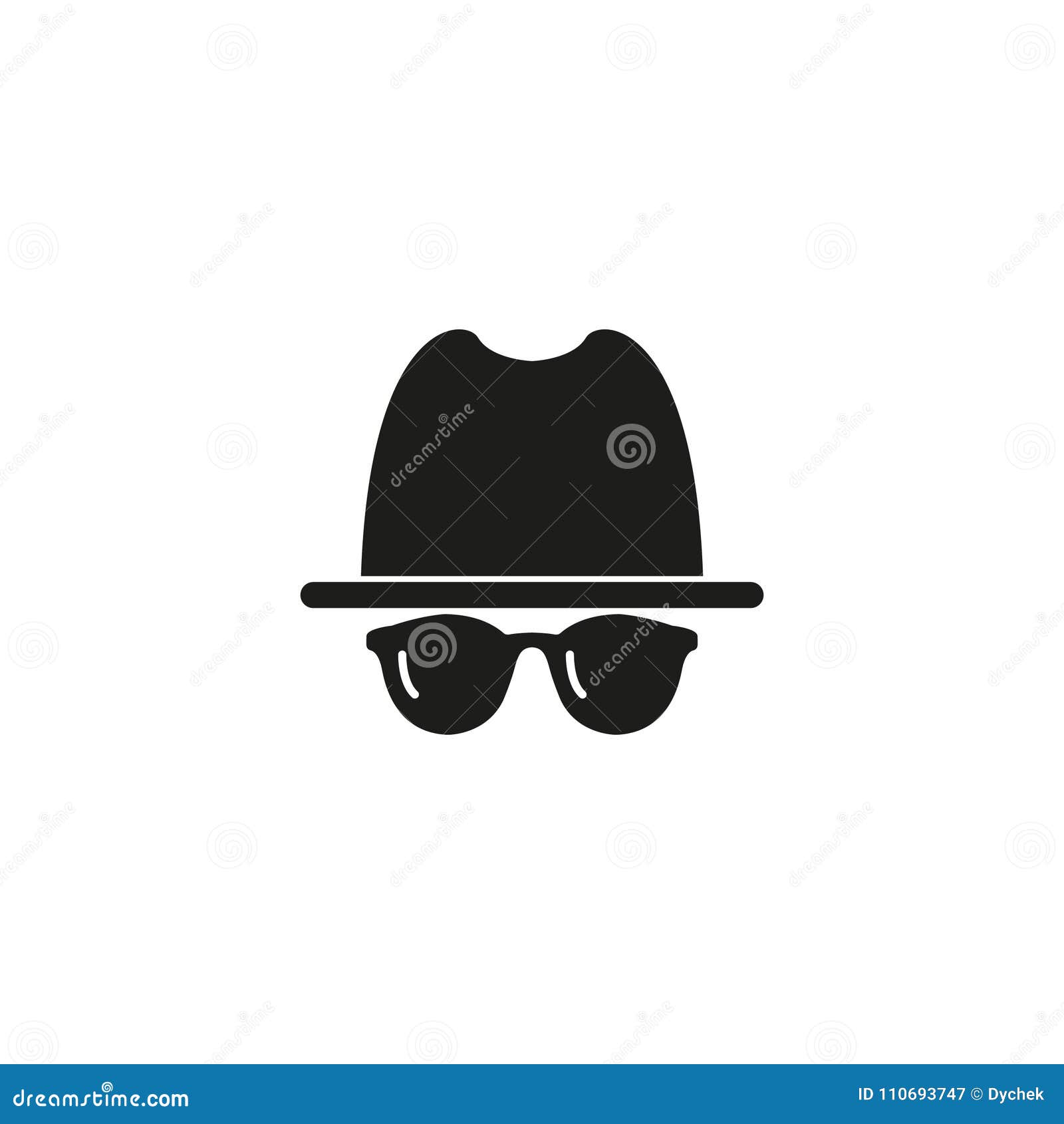 El Icono Es Invisible Ejemplo Simple Del Vector Ilustración del Vector ...