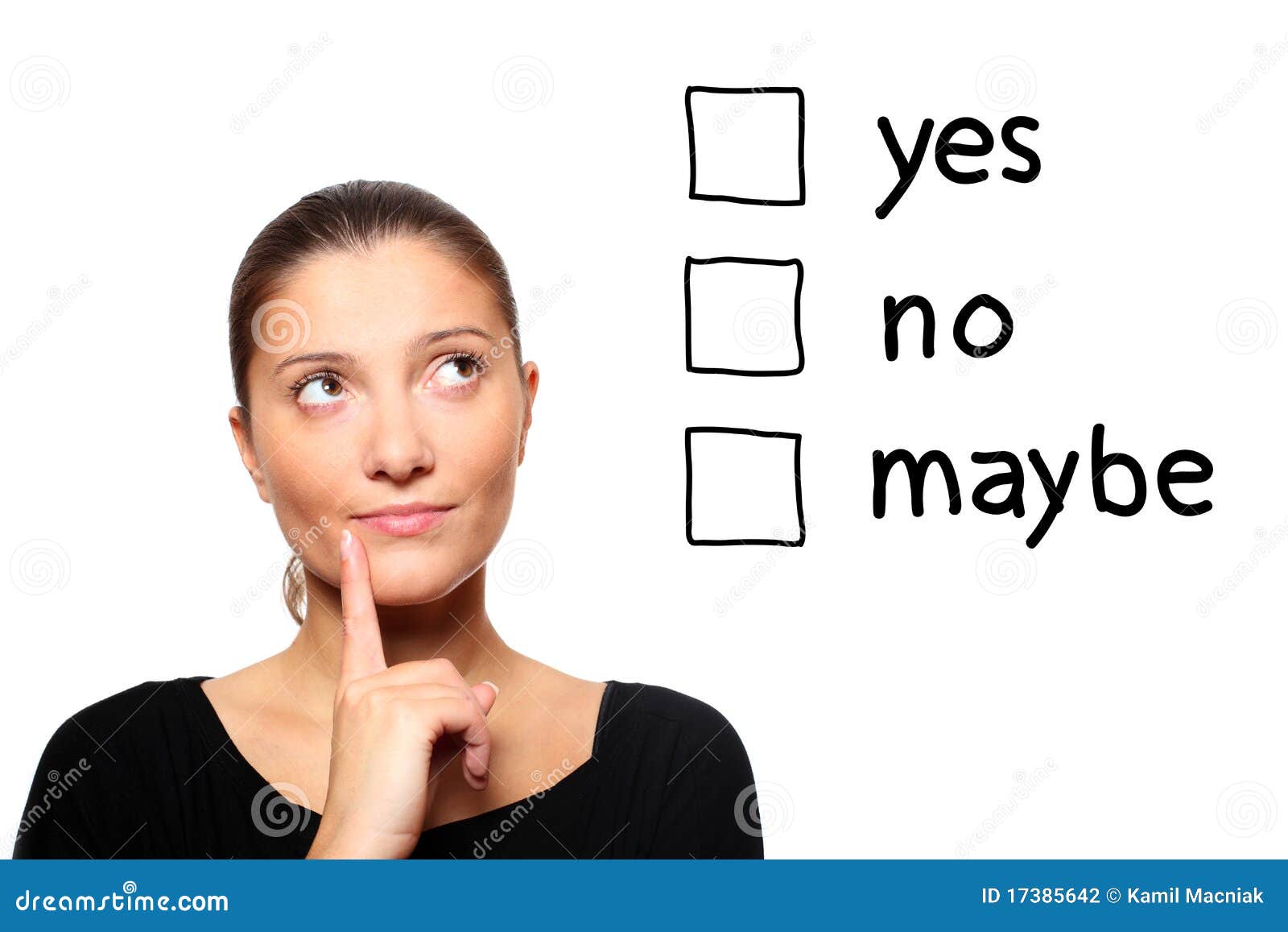 El Intentar Tomar Una Decisión Foto de archivo - Imagen de pensamientos ...