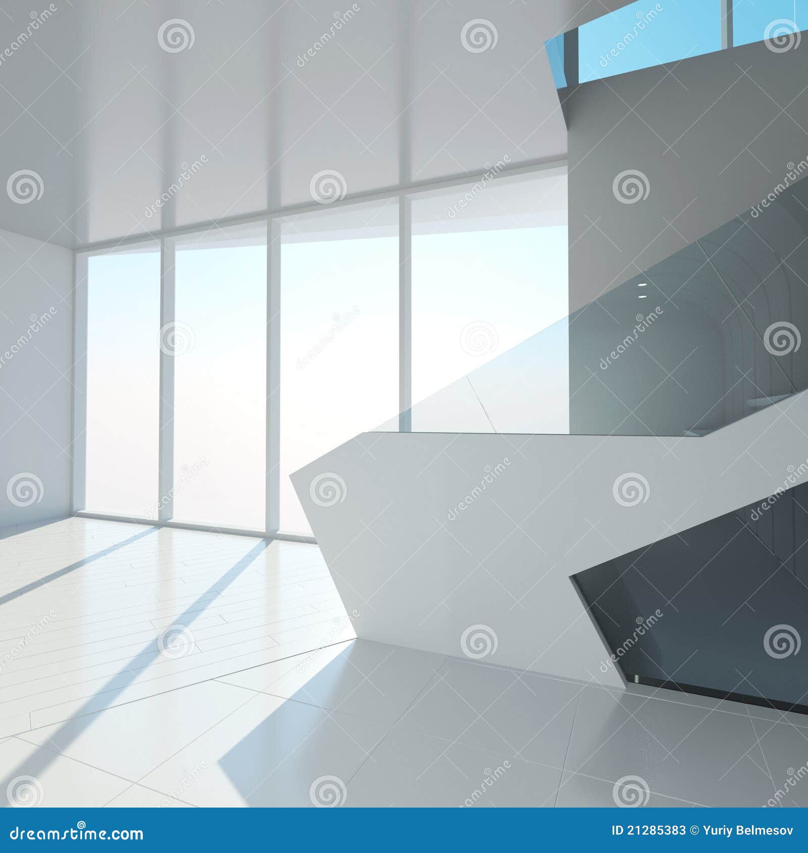 El Interior De Un Cuarto Vacío Stock de ilustración - Ilustración de ...