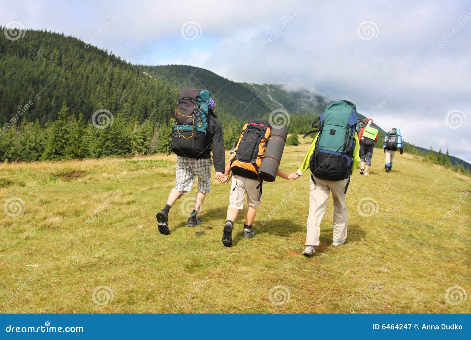 El ir de excursión imagen de archivo. Imagen de feliz - 6464247