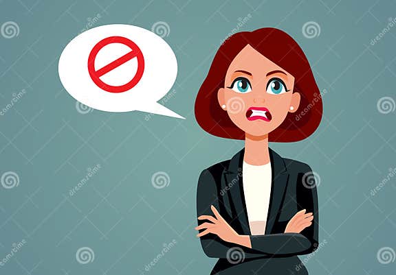El Jefe Autoritario Dice Paren La Ilustración Del Personaje De La ... El Jefe Autoritario Dice Paren La Ilustración Del Personaje De La ...