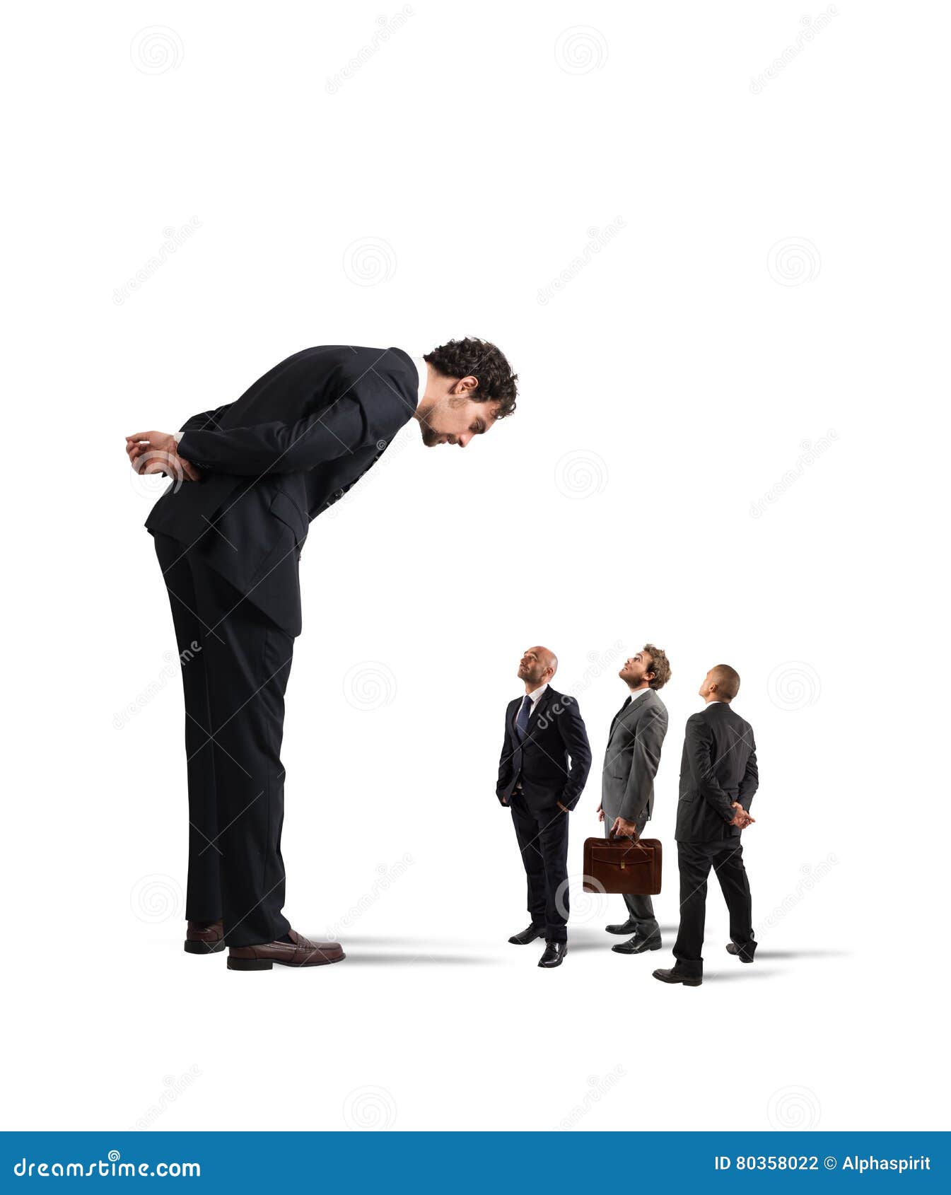 El Jefe Severo Humilla a Sus Empleados Foto de archivo - Imagen de ...