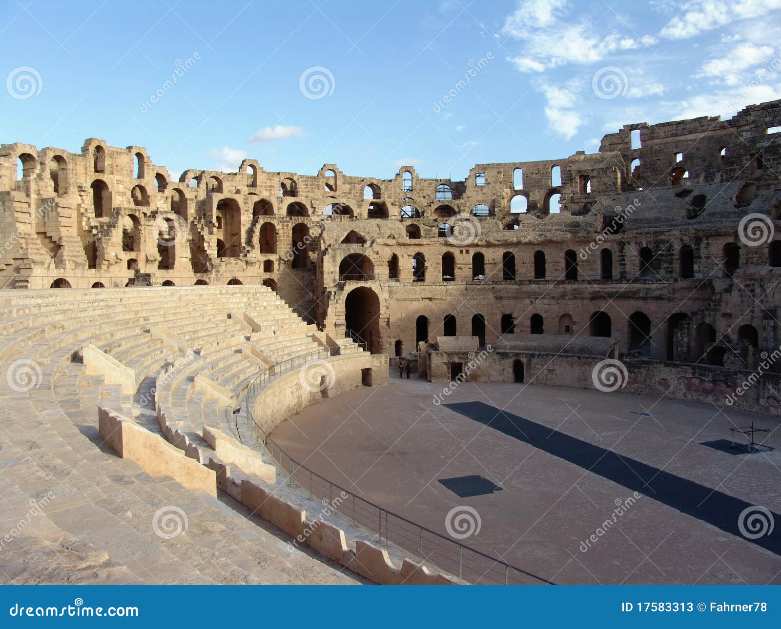 El Jem amphitheatre stock image. Image of amphitheatre - 17583313