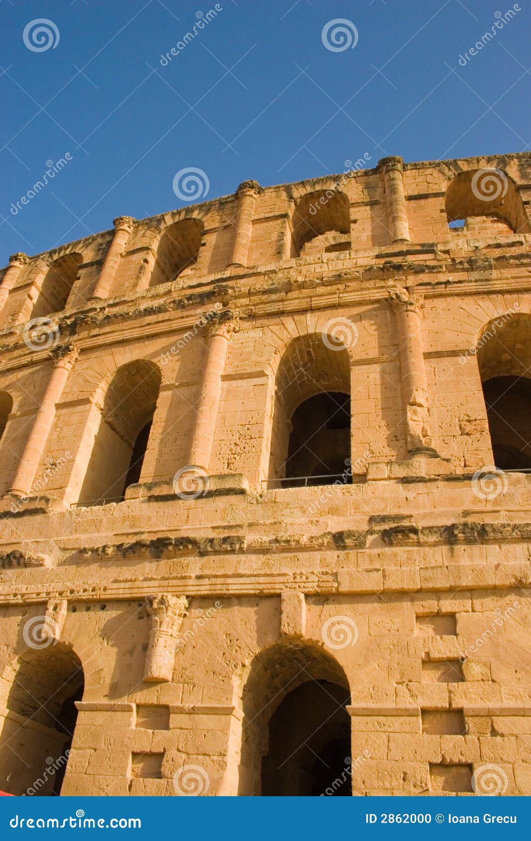 El Jem Colosseum stock photo. Image of historical, antique - 2862000