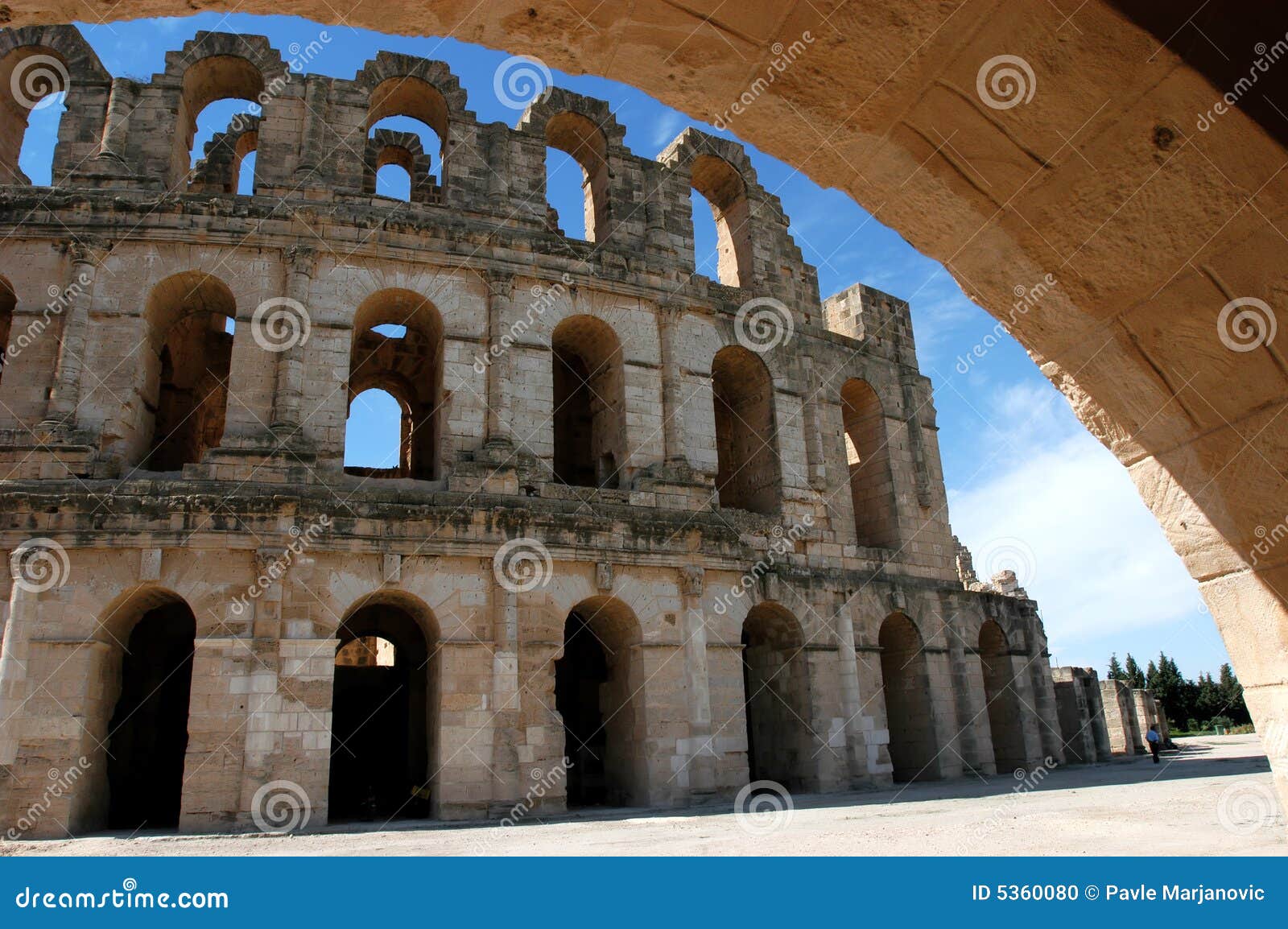 El Jem in Tunisia stock photo. Image of ancient, africa - 5360080