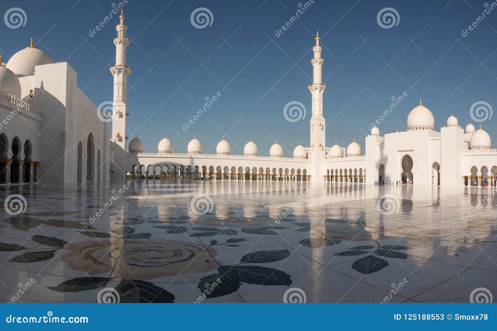 El Jeque Zayed Grand Mosque Imagen de archivo - Imagen de unido, lujo ...