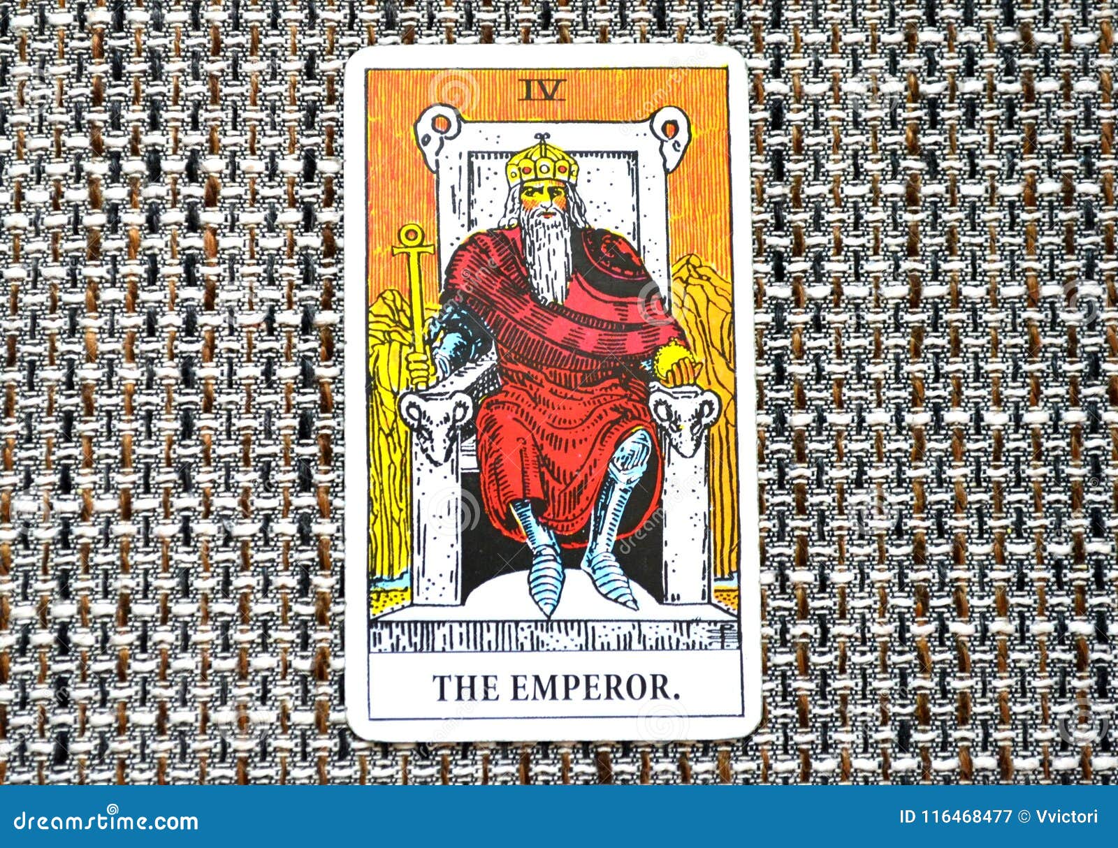 El Líder Ruler King Boss Del Poder De La Carta De Tarot Del Emperador ...