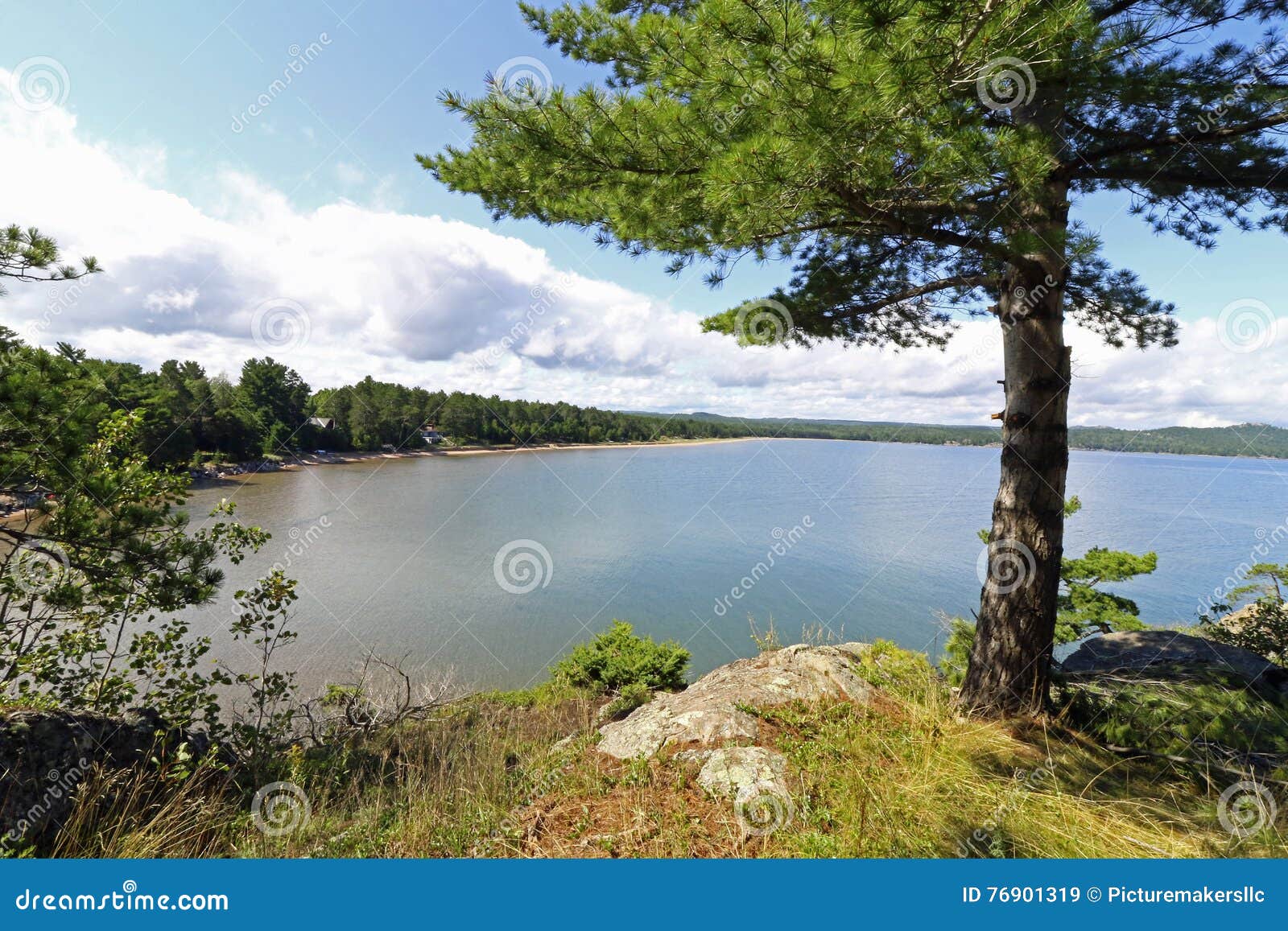 El lago Superior, Michigan imagen de archivo editorial. Imagen de ...