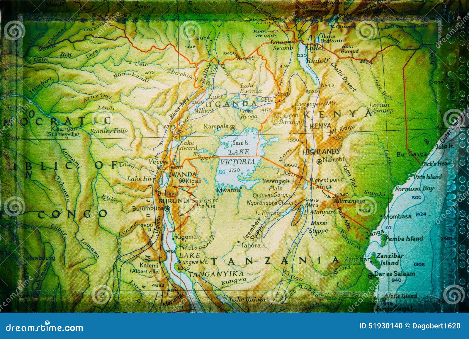 El lago Victoria foto de archivo. Imagen de ruta, turismo - 51930140