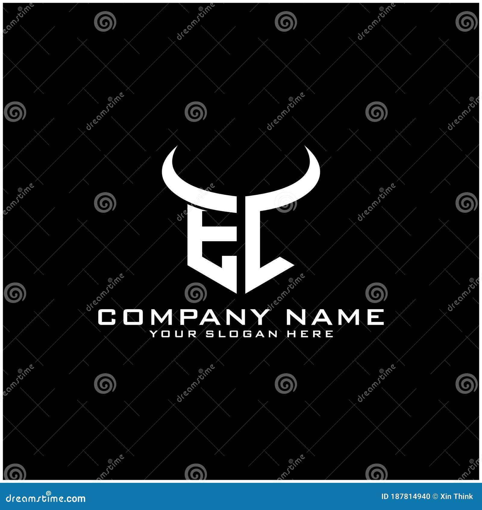 EL Letter Logo Icon Design Template Elements Stock Vector ...