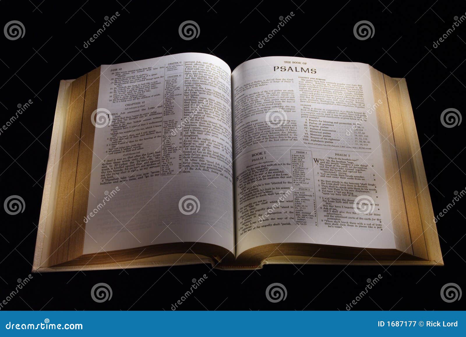 El libro de salmos imagen de archivo. Imagen de evangelio - 1687177