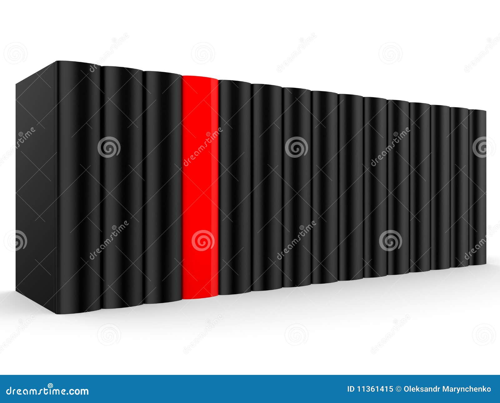 El libro tridimensional stock de ilustración. Ilustración de color ...