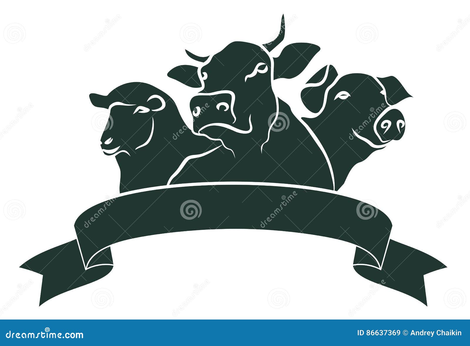 El logotipo de la granja ilustración del vector. Ilustración de marco ...