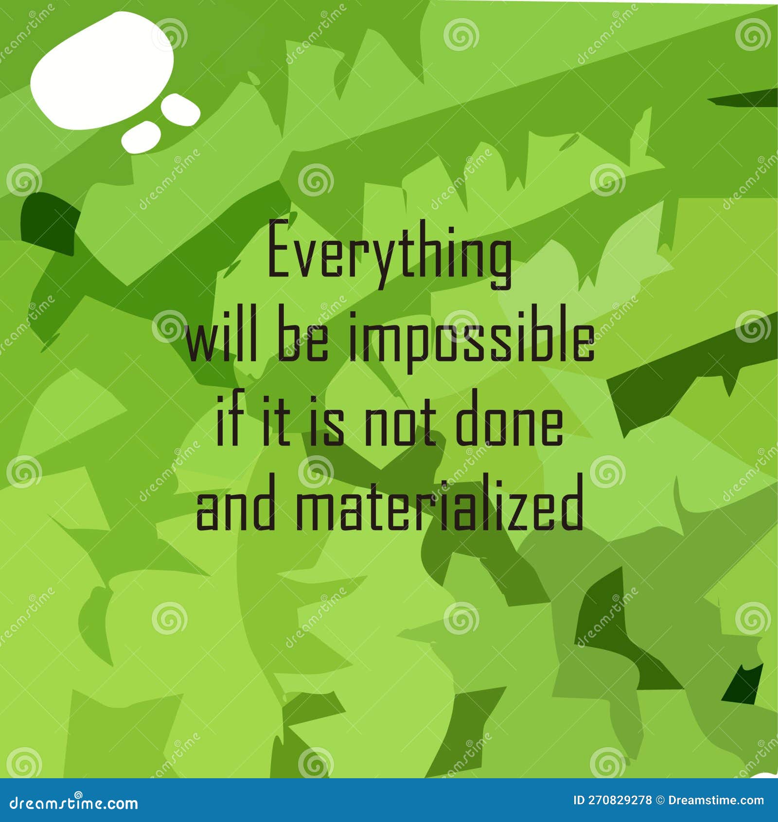 Words of Wisdom with Fern Leaves Abstract Background. Stock ...