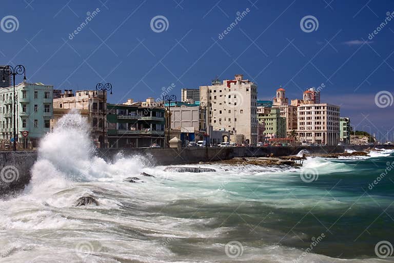 El Malecon stock image. Image of waterfront, promenade - 22648163
