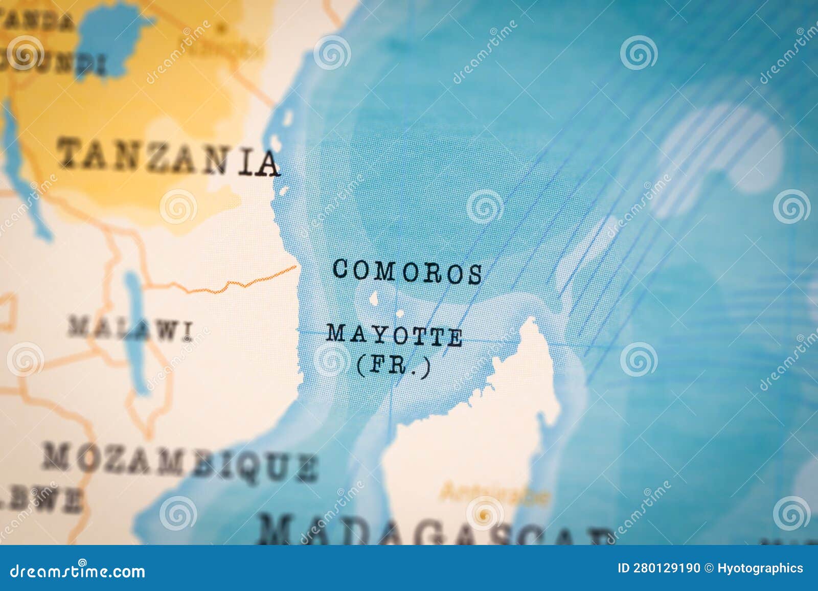 El Mapa Realista De Las Comoras. Foto de archivo - Imagen de historia ...