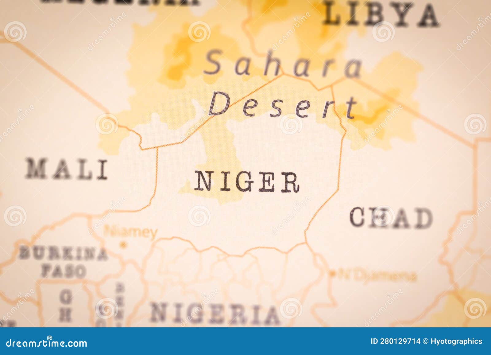 El mapa realista de niger. stock de ilustración. Ilustración de cultura - 280129714