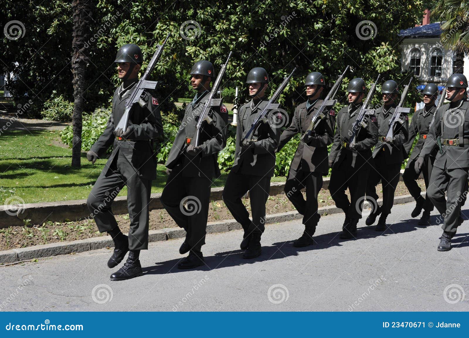El Marchar Turco De Los Soldados Foto editorial - Imagen de fuerzas ...