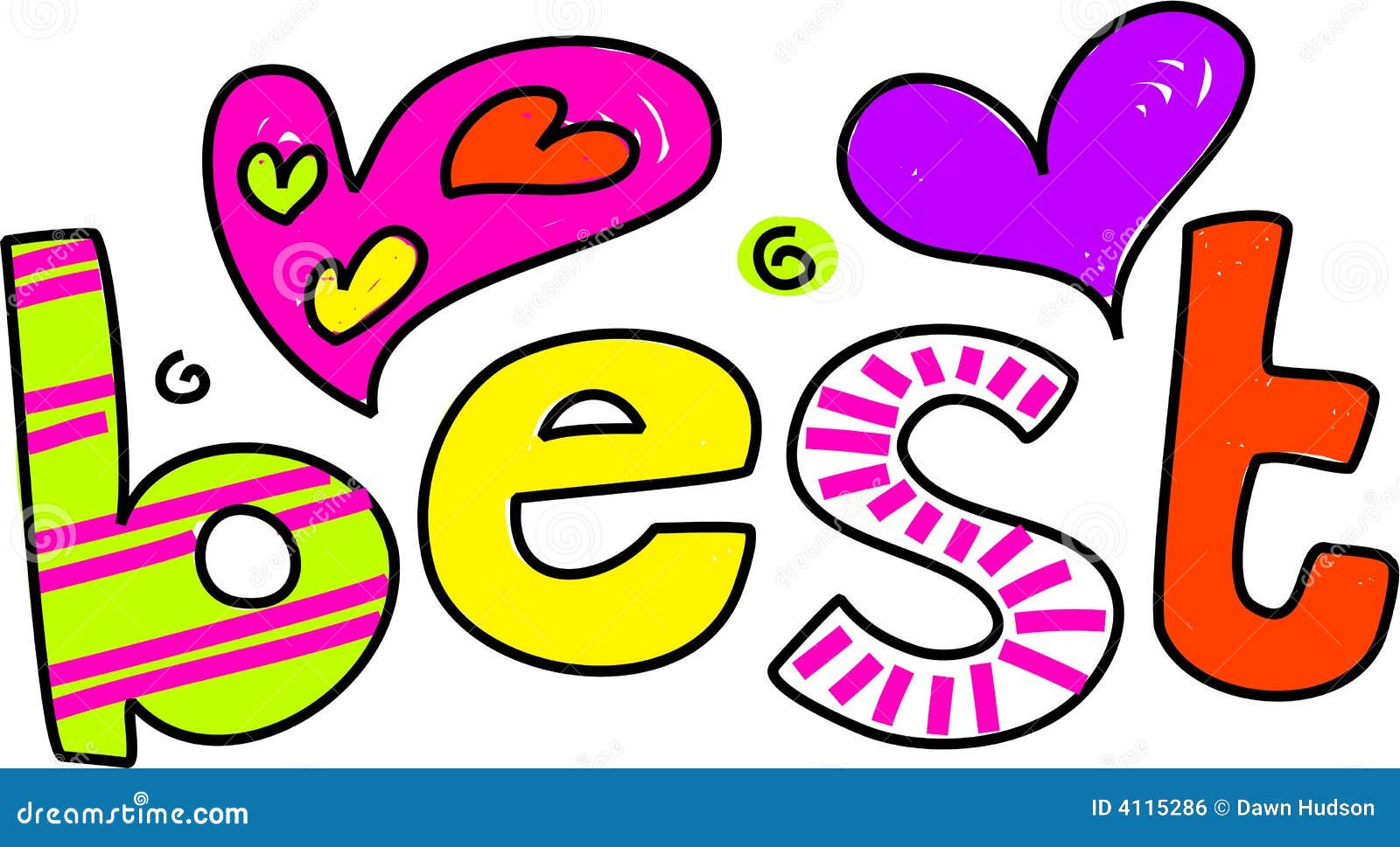 El mejor stock de ilustración. Ilustración de tipo, texto - 4115286