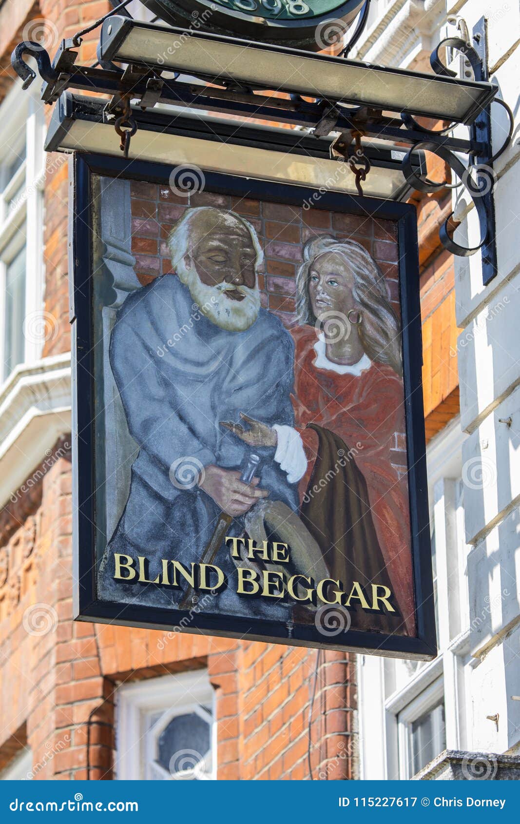 El Mendigo Ciego Pub En Londres Fotografía editorial - Imagen de inglés ...