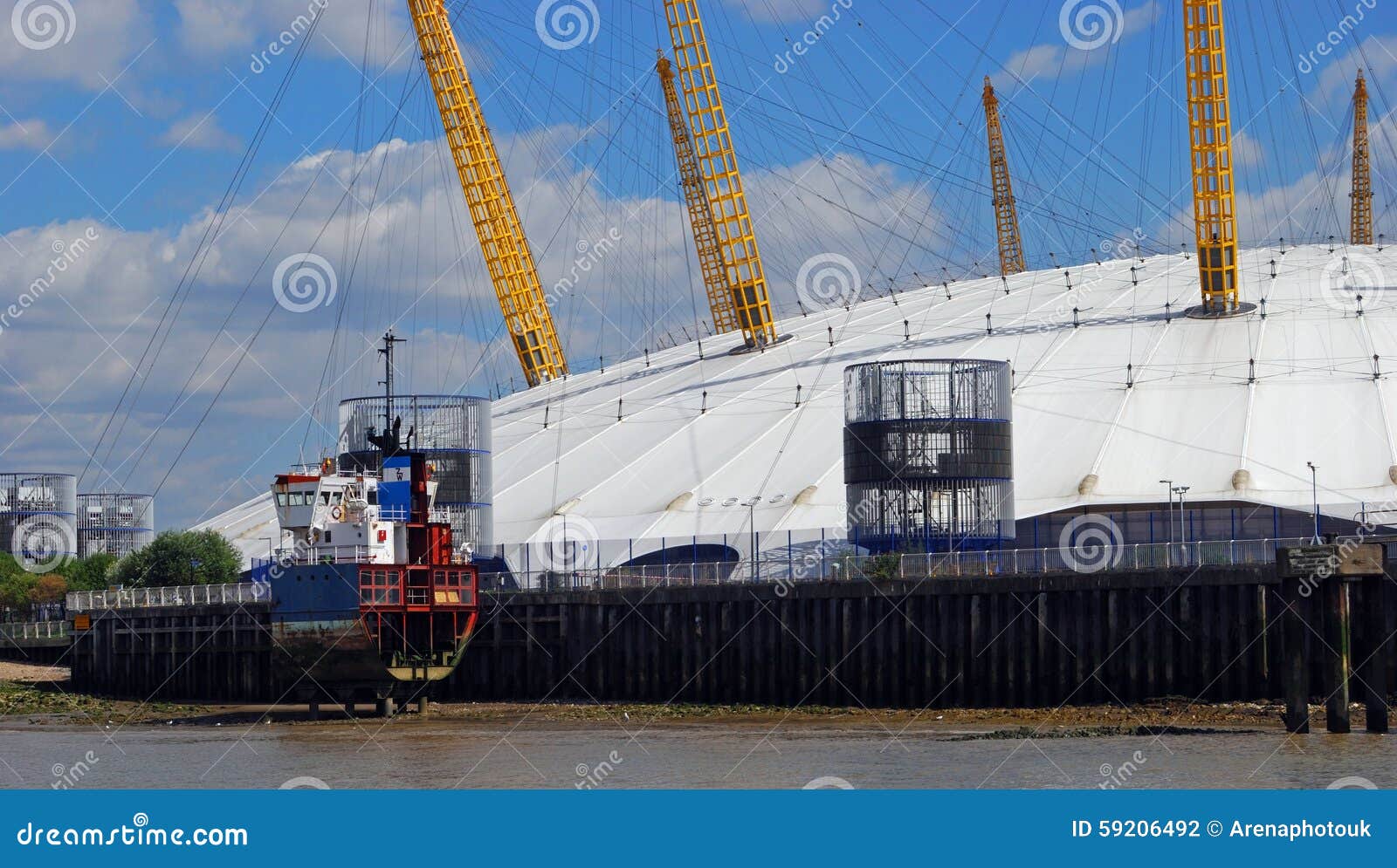 El Millennium Dome, Londres Fotografía editorial - Imagen de asoleado ...