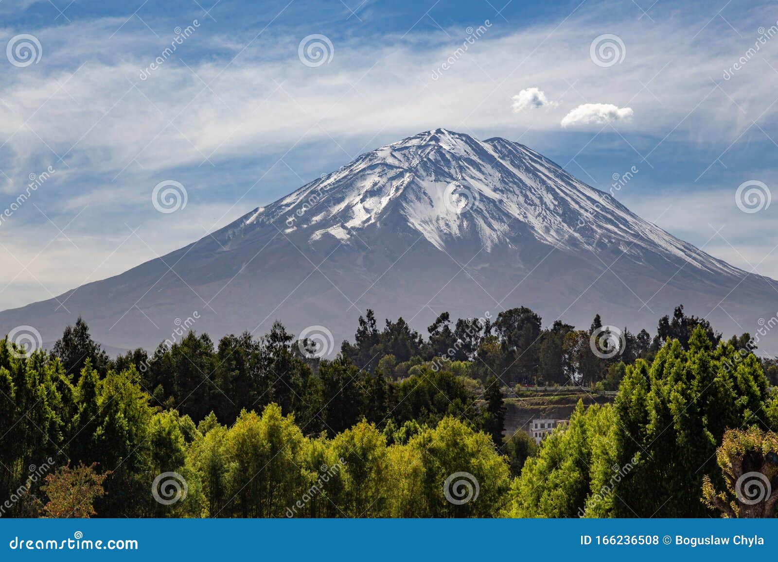 El Misti Volcano in Arequipa, Peru Stock Photo - Image of misty ...