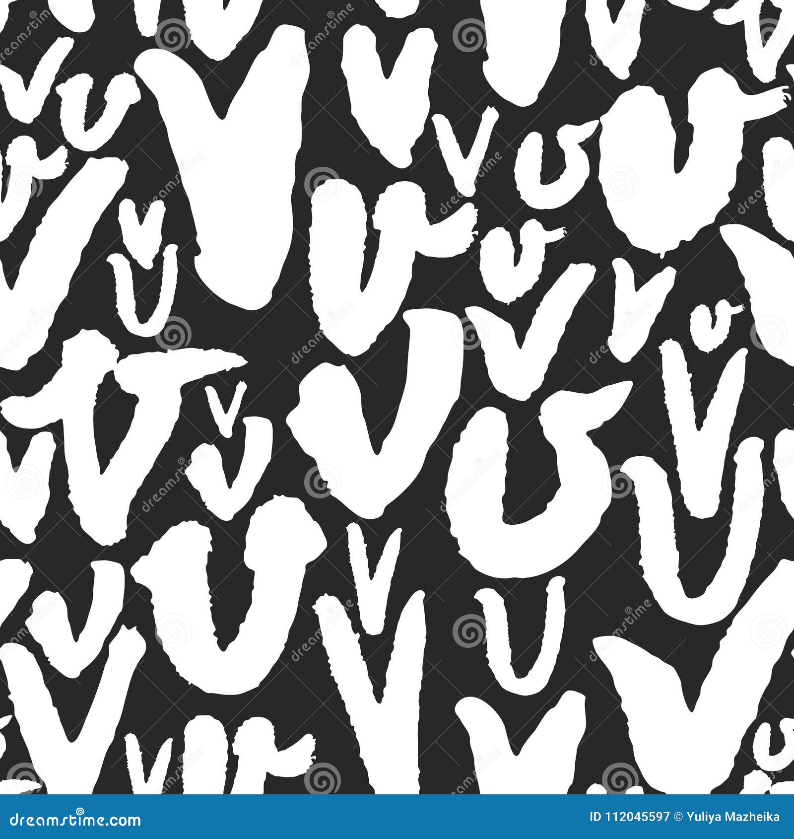 El Modelo Del Vector Con Caligrafía Letra V Ilustración del Vector ...