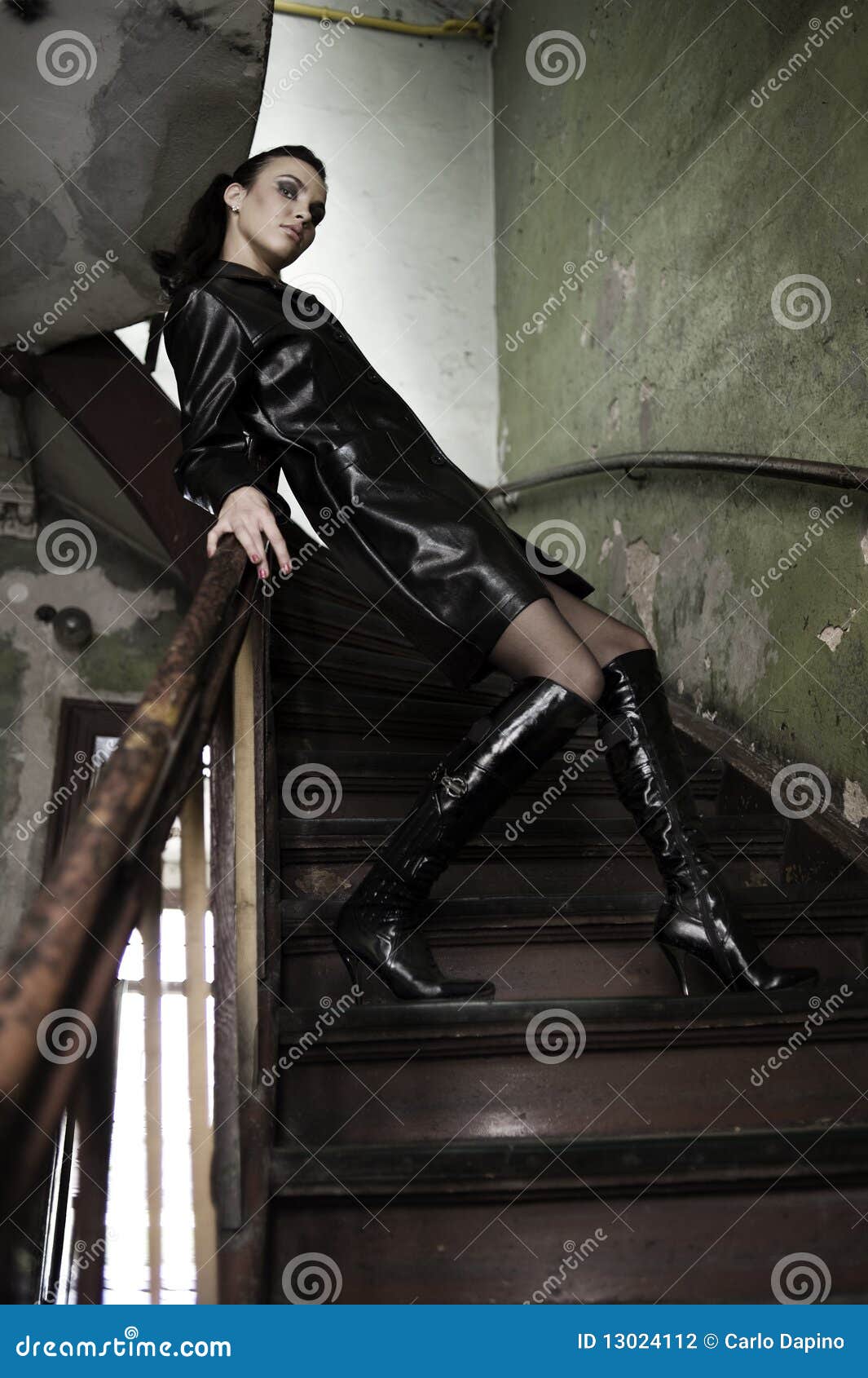 El modelo oscuro foto de archivo. Imagen de arranque - 13024112